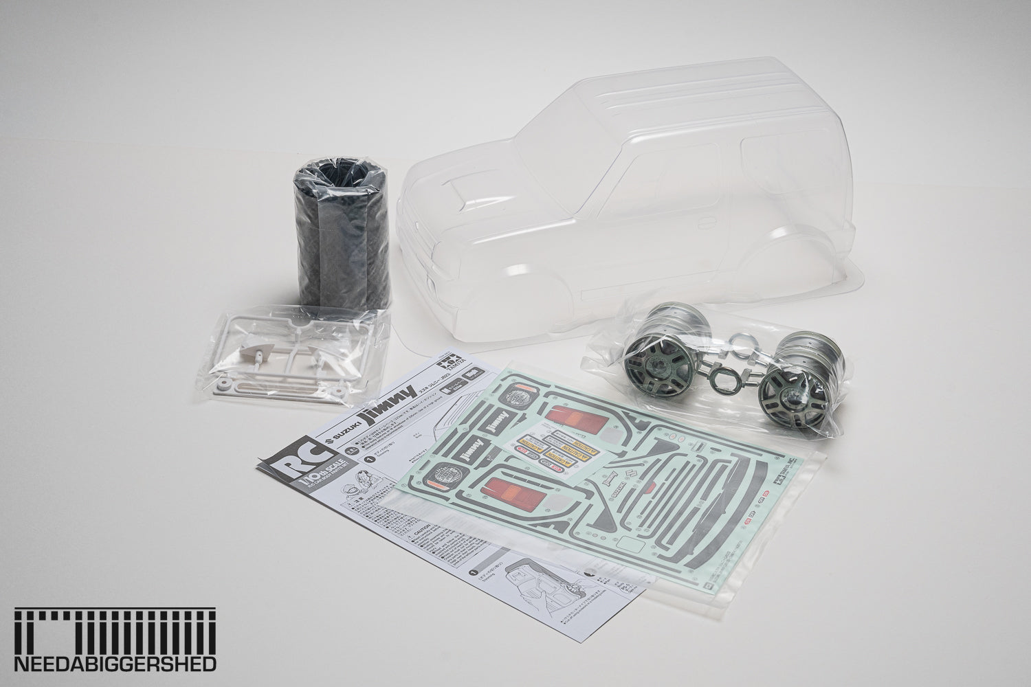 Tamiya Suzuki Jimny body set and wheels - ORIGINAL – needabiggershed